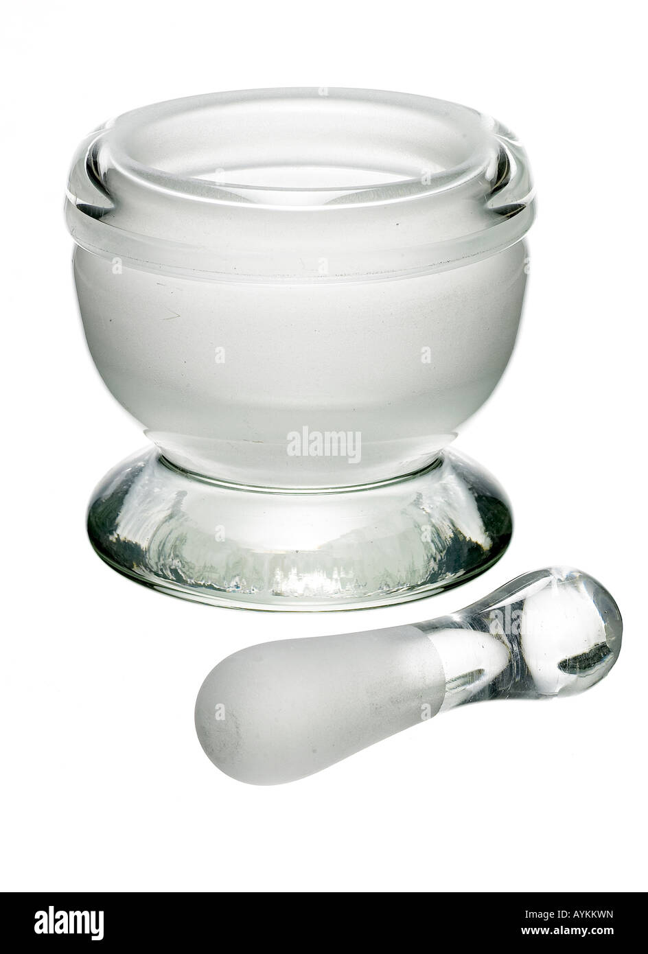 glass pestle and mortar Stock Photo - Alamy
