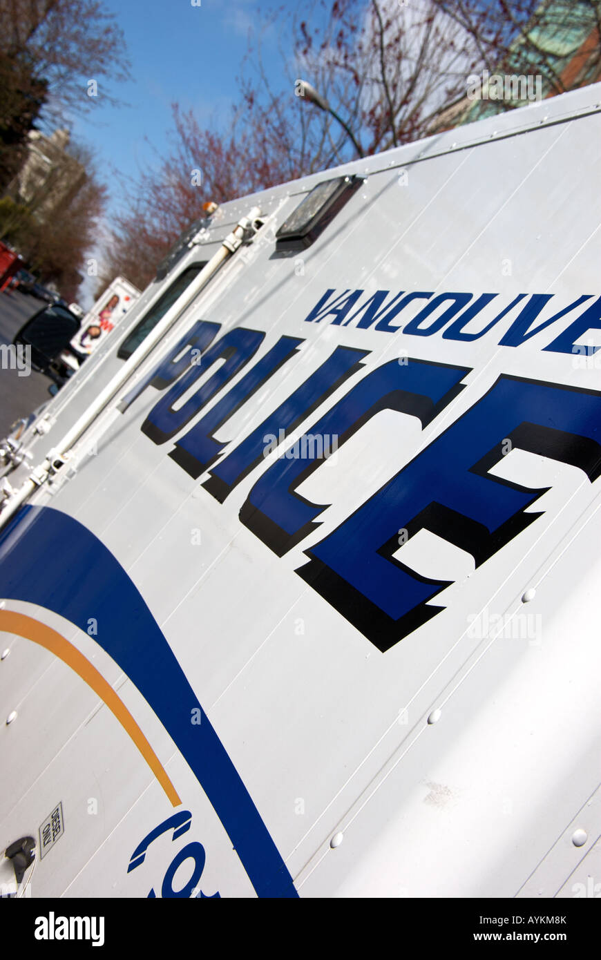 Vancouver police paddy wagon Stock Photo - Alamy