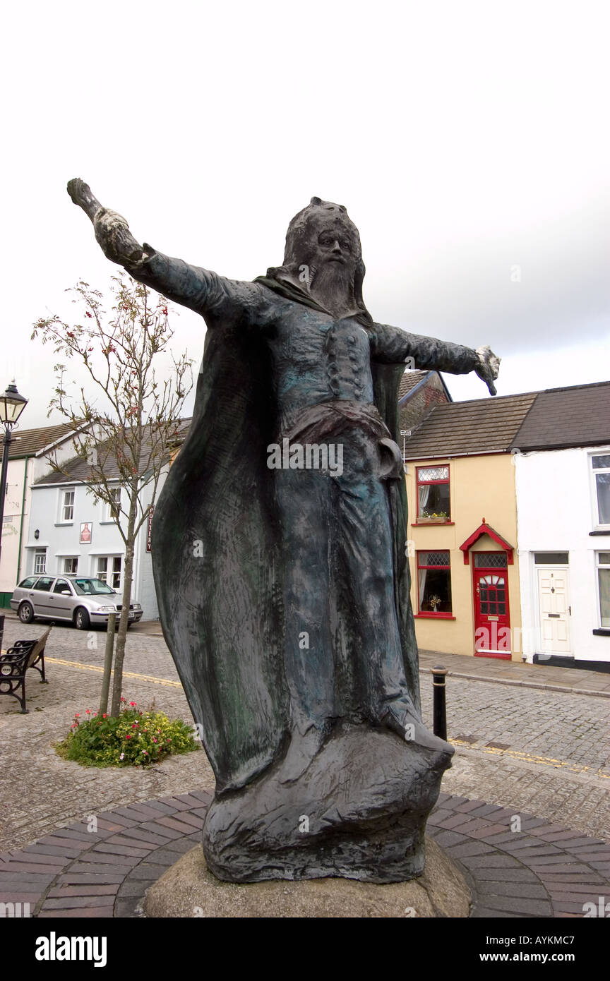 Statue of Dr William Price 19th century pioneer of Cremation in The ...