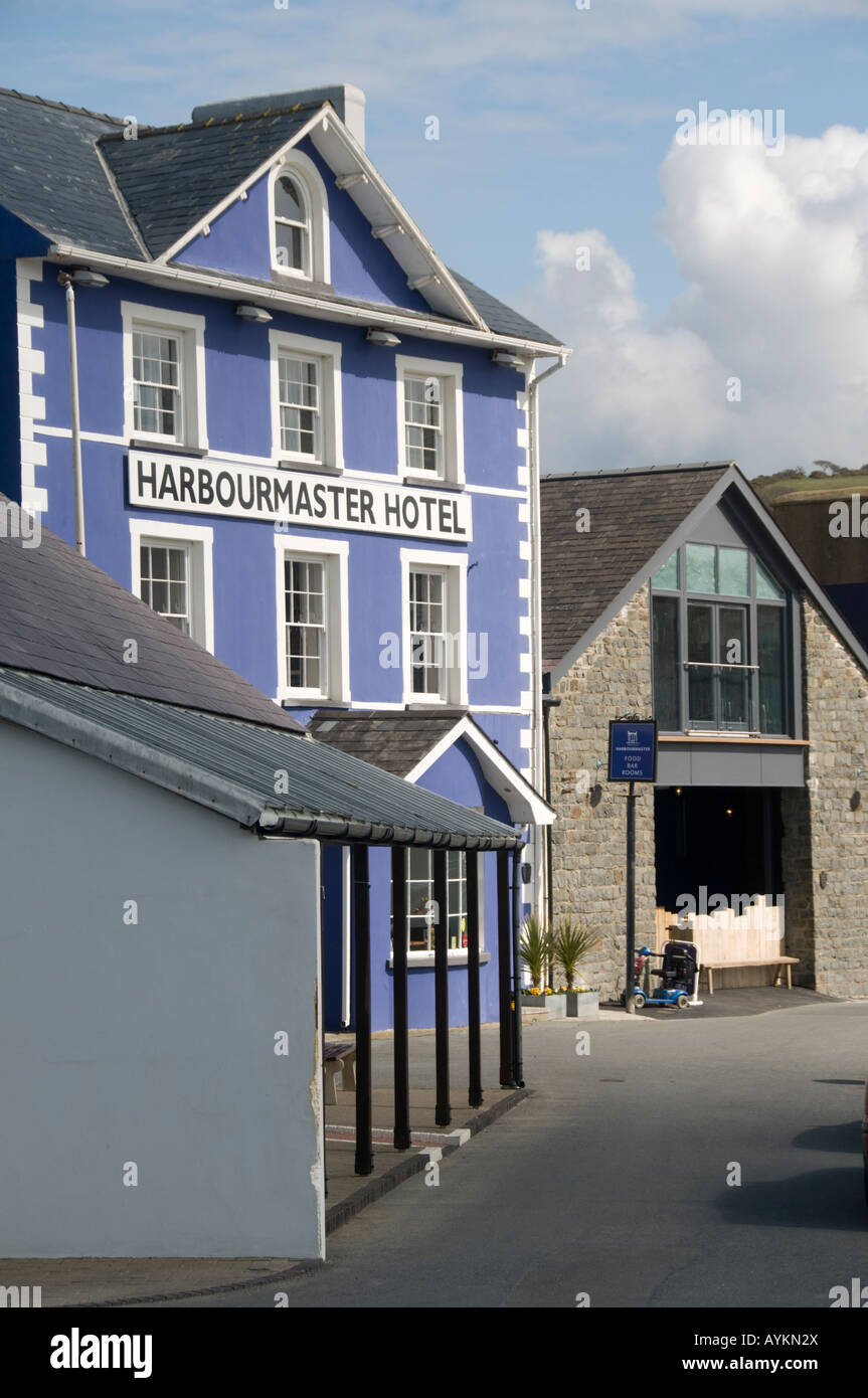 The luxury Harbourmaster Hotel Aberaeron showing new extension with bar ...