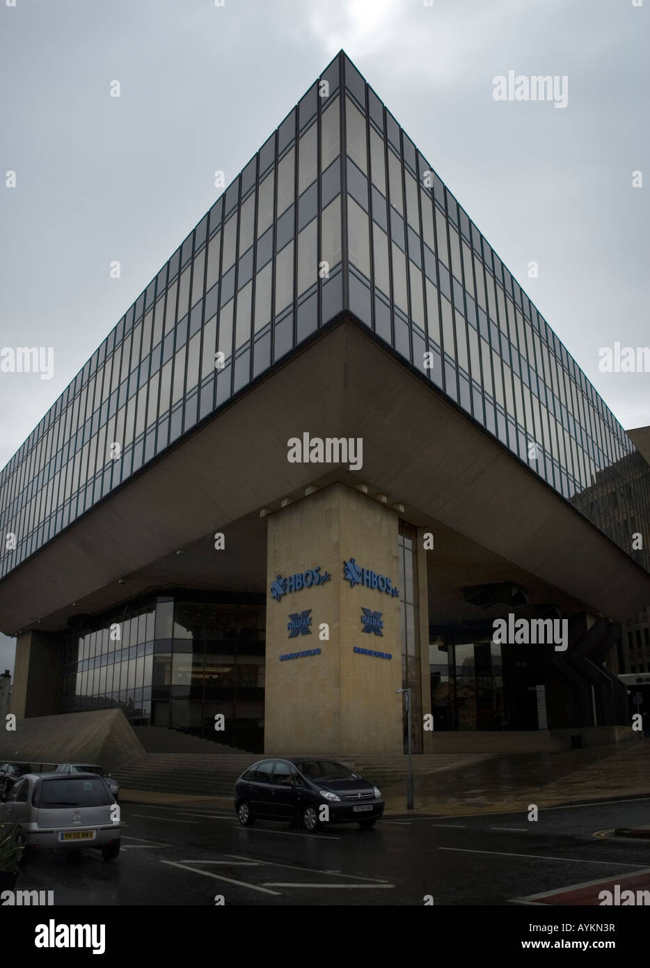 HQ of Halifax Bank of Scotland Britains biggest mortgage lender Stock ...