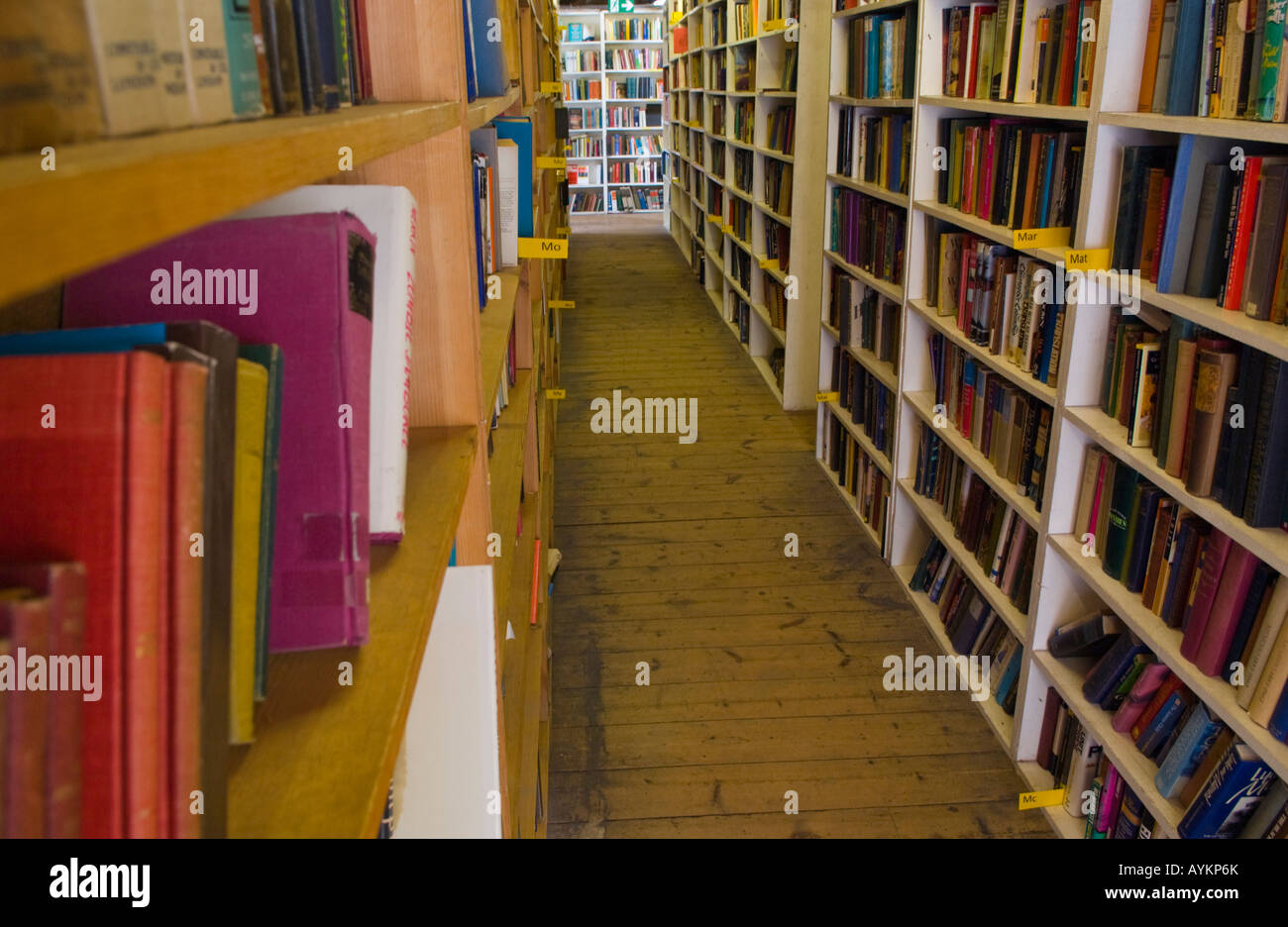 Hay on wye bookshop interior hi-res stock photography and images - Alamy