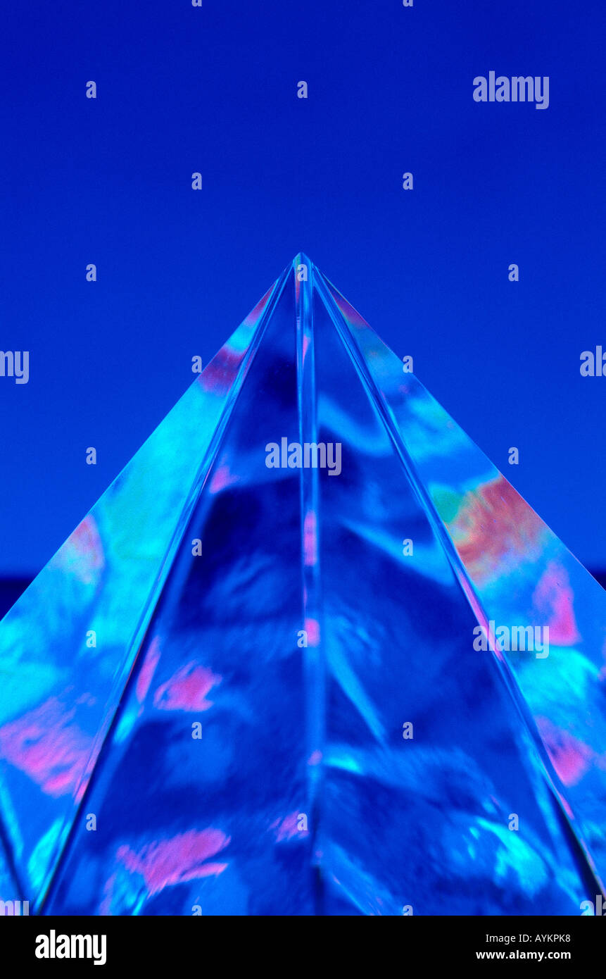 Glass pyramid prism hi-res stock photography and images - Alamy