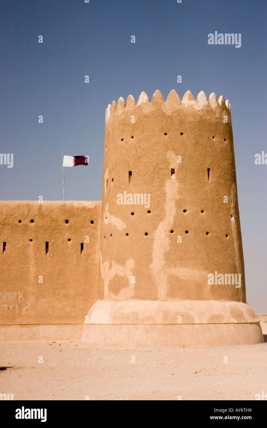 A fort in the desert Stock Photo - Alamy