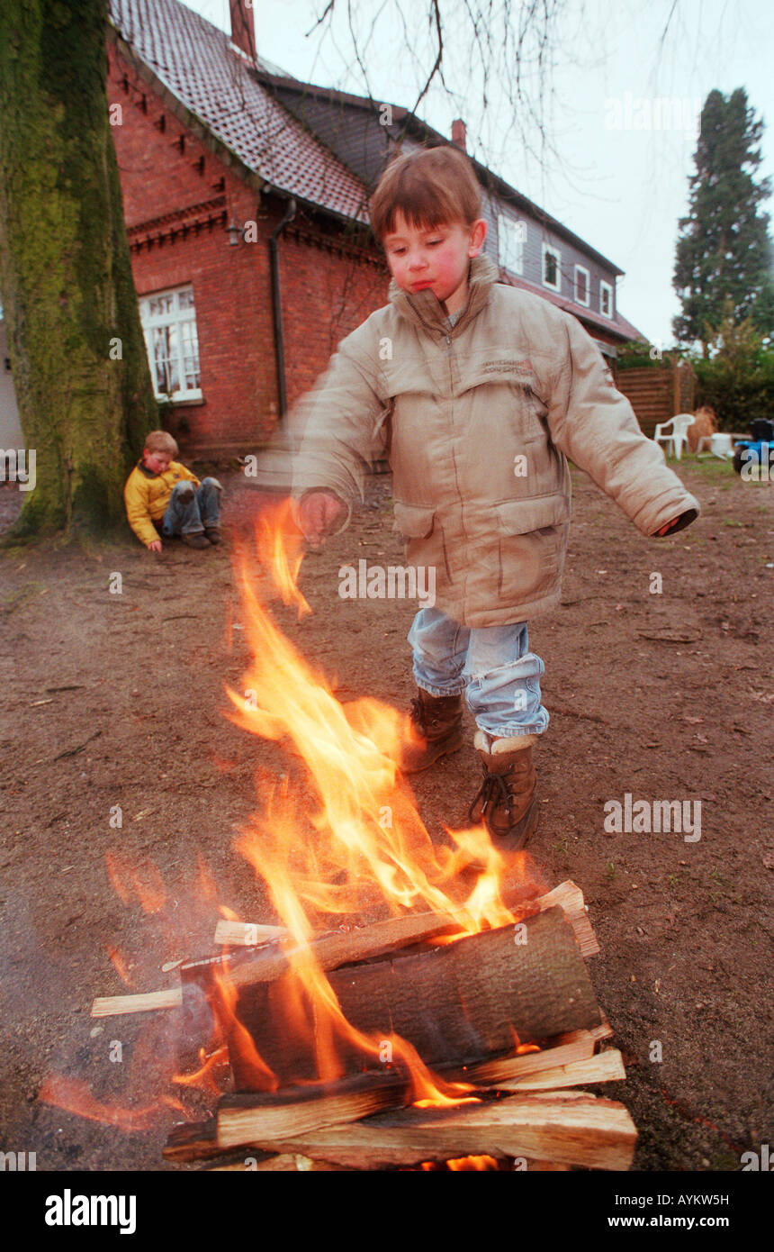 Hand earth fire hi-res stock photography and images - Alamy