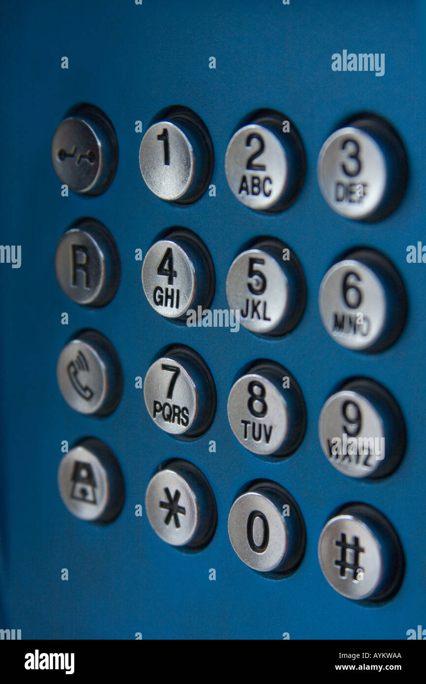 close up of telephone number pad Stock Photo - Alamy