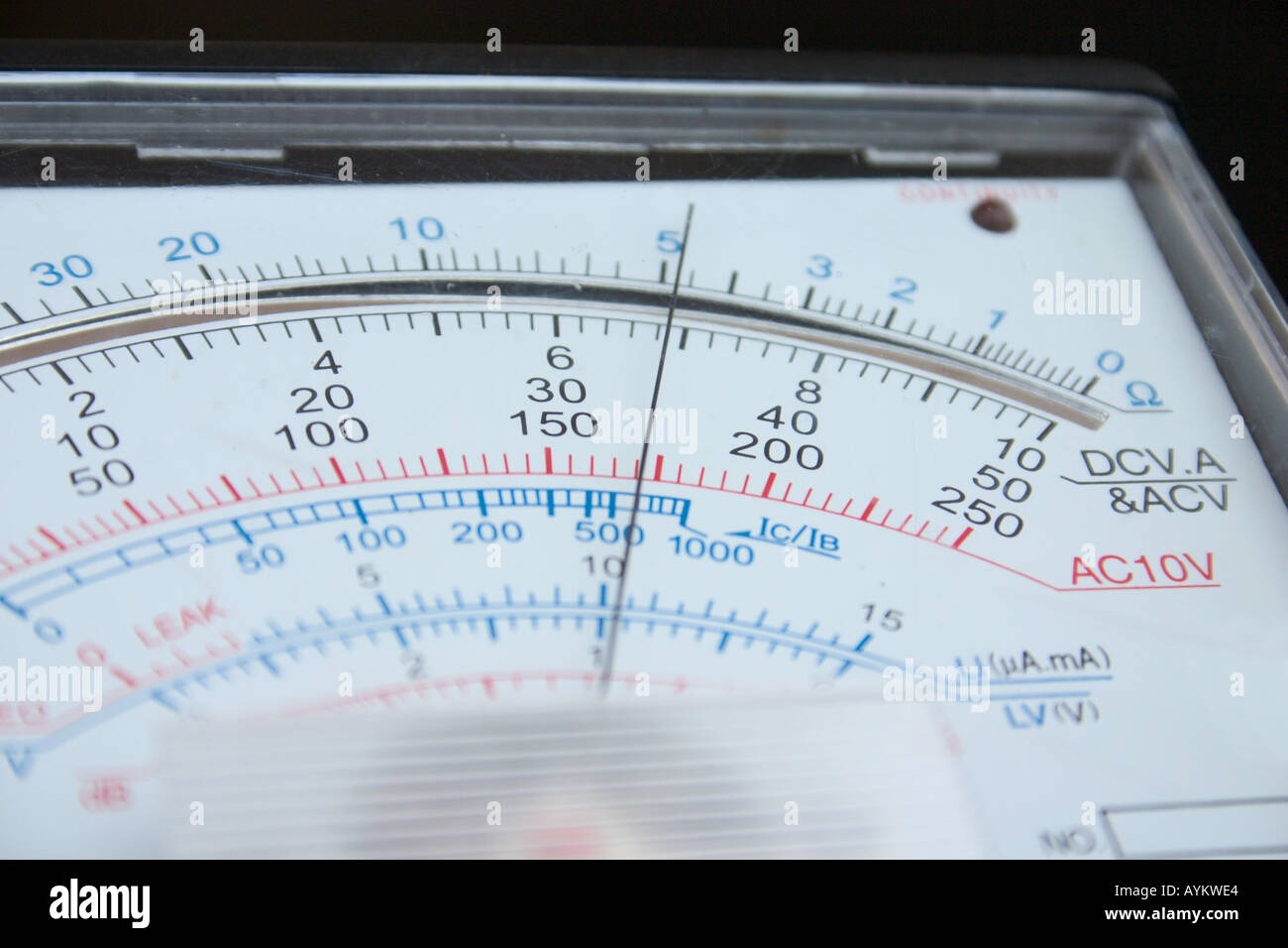 close up of analog multimeter Stock Photo - Alamy