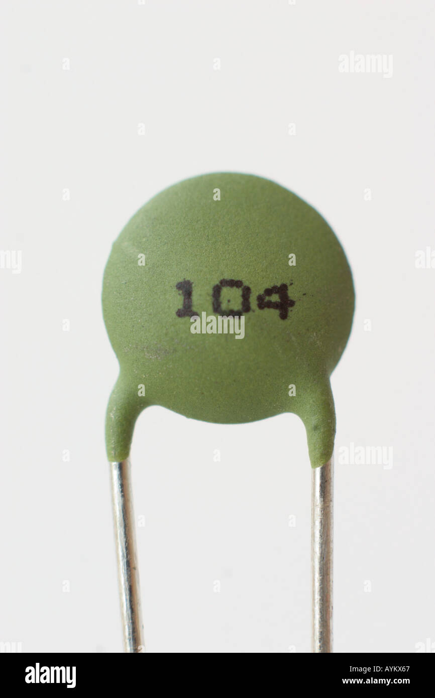 ceramic disc capacitor Stock Photo - Alamy