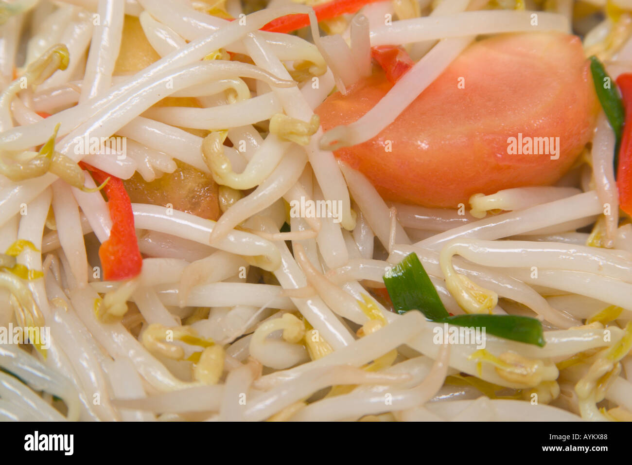 sauteed bean sprouts chinese dish Stock Photo - Alamy