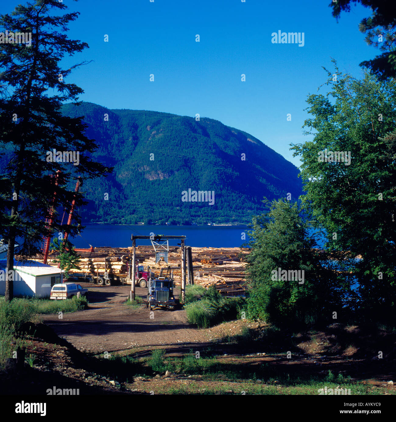 Logging camp canada hi-res stock photography and images - Alamy