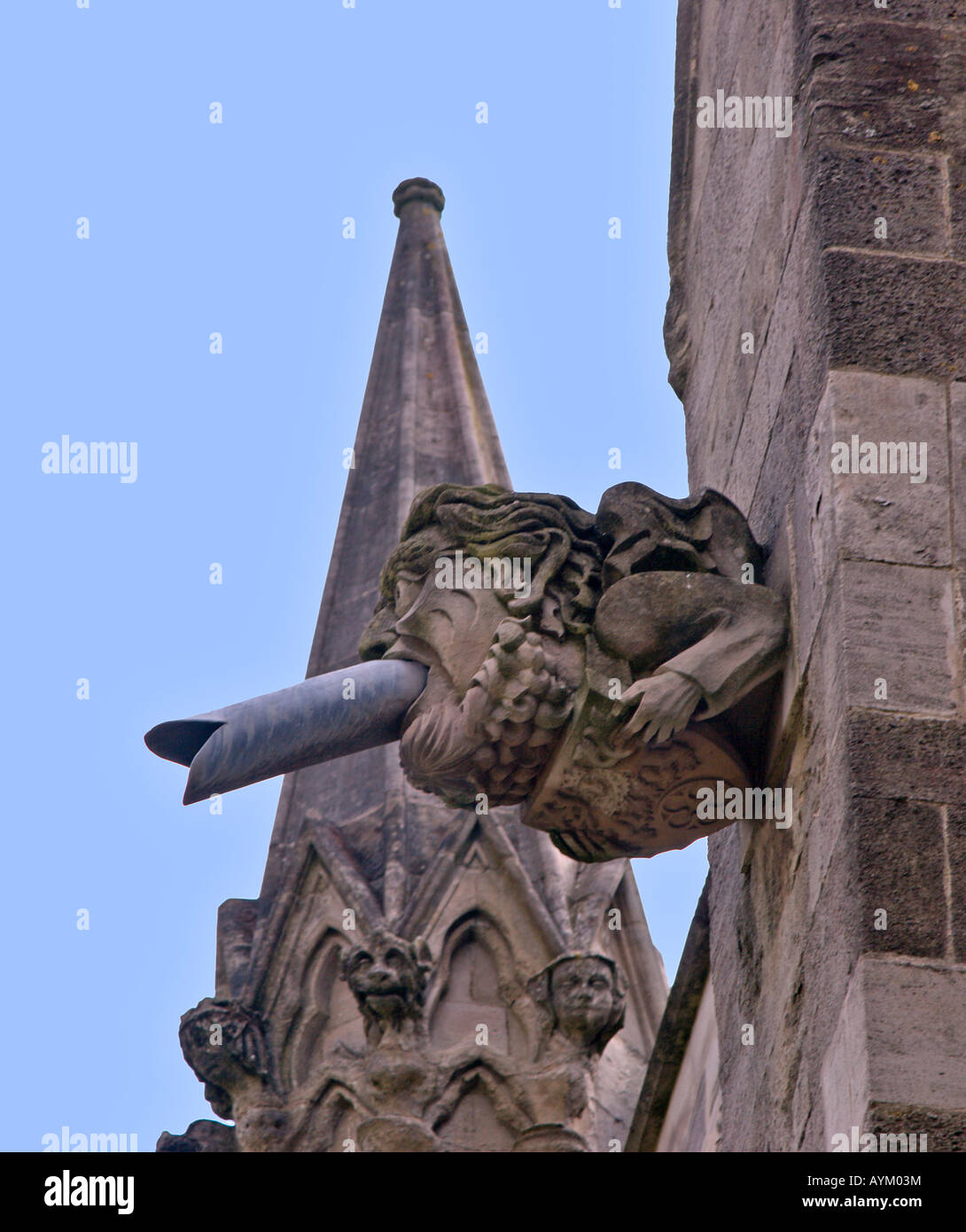 Gargoyle on Chichester Cathedral, Chichester, West Sussex, England ...