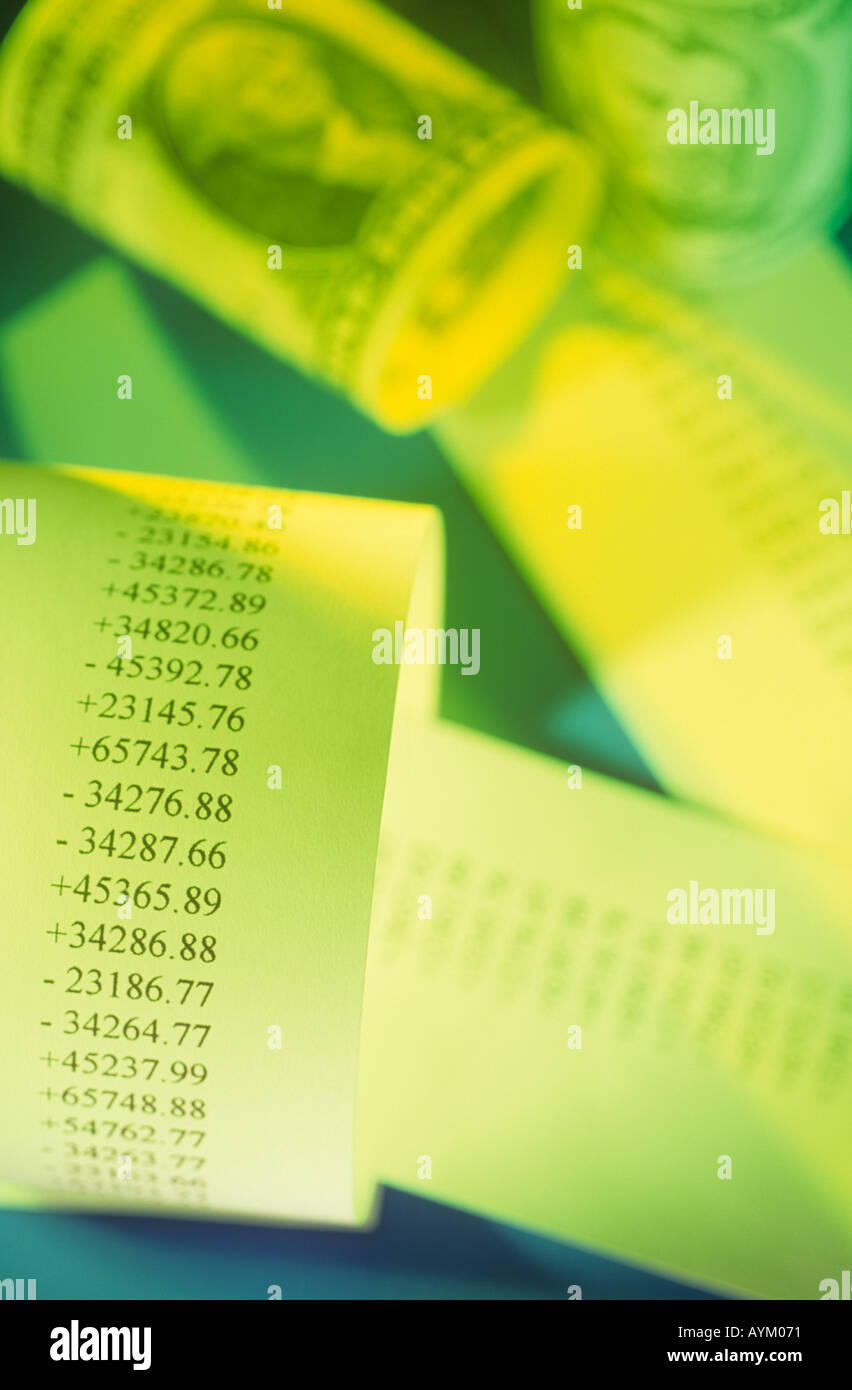 Listing tape hi-res stock photography and images - Alamy