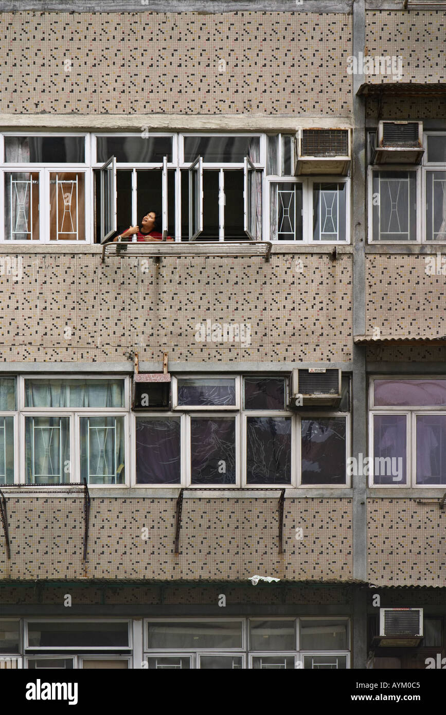 Air conditioner dense apartment hi-res stock photography and images - Alamy