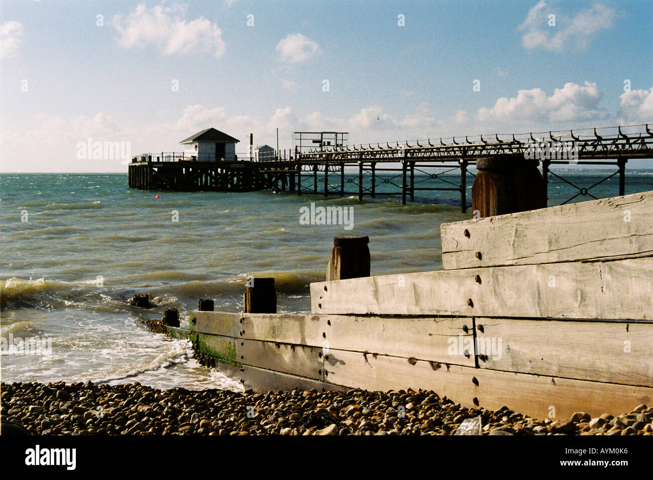 pier isle of white Stock Photo - Alamy