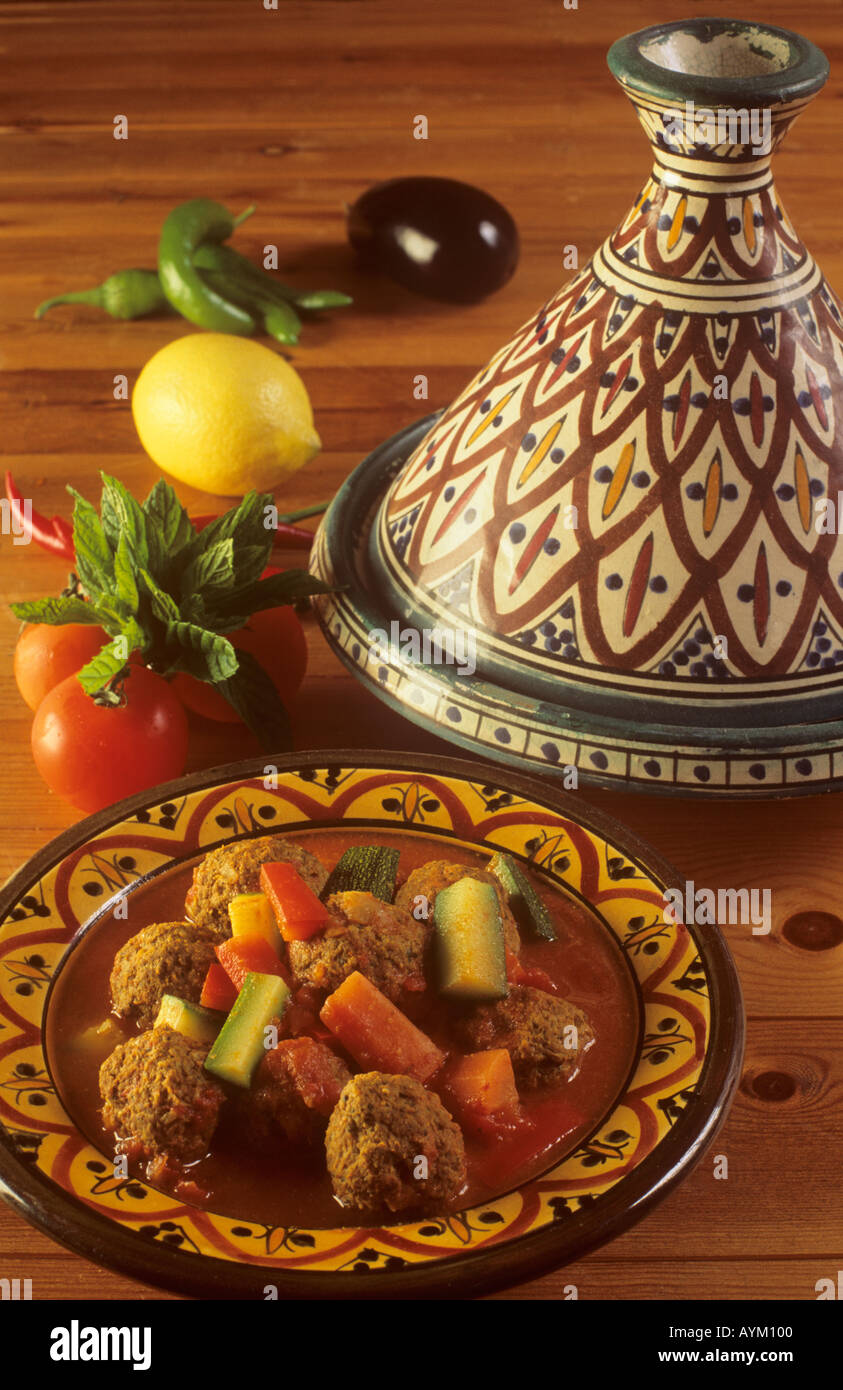 Kofta Tagine Morocco Stock Photo - Alamy
