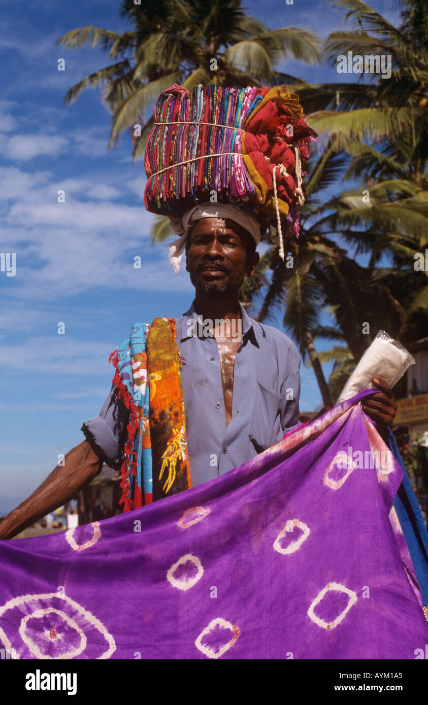 Beach Trader Kovalam Kerala India Stock Photo - Alamy