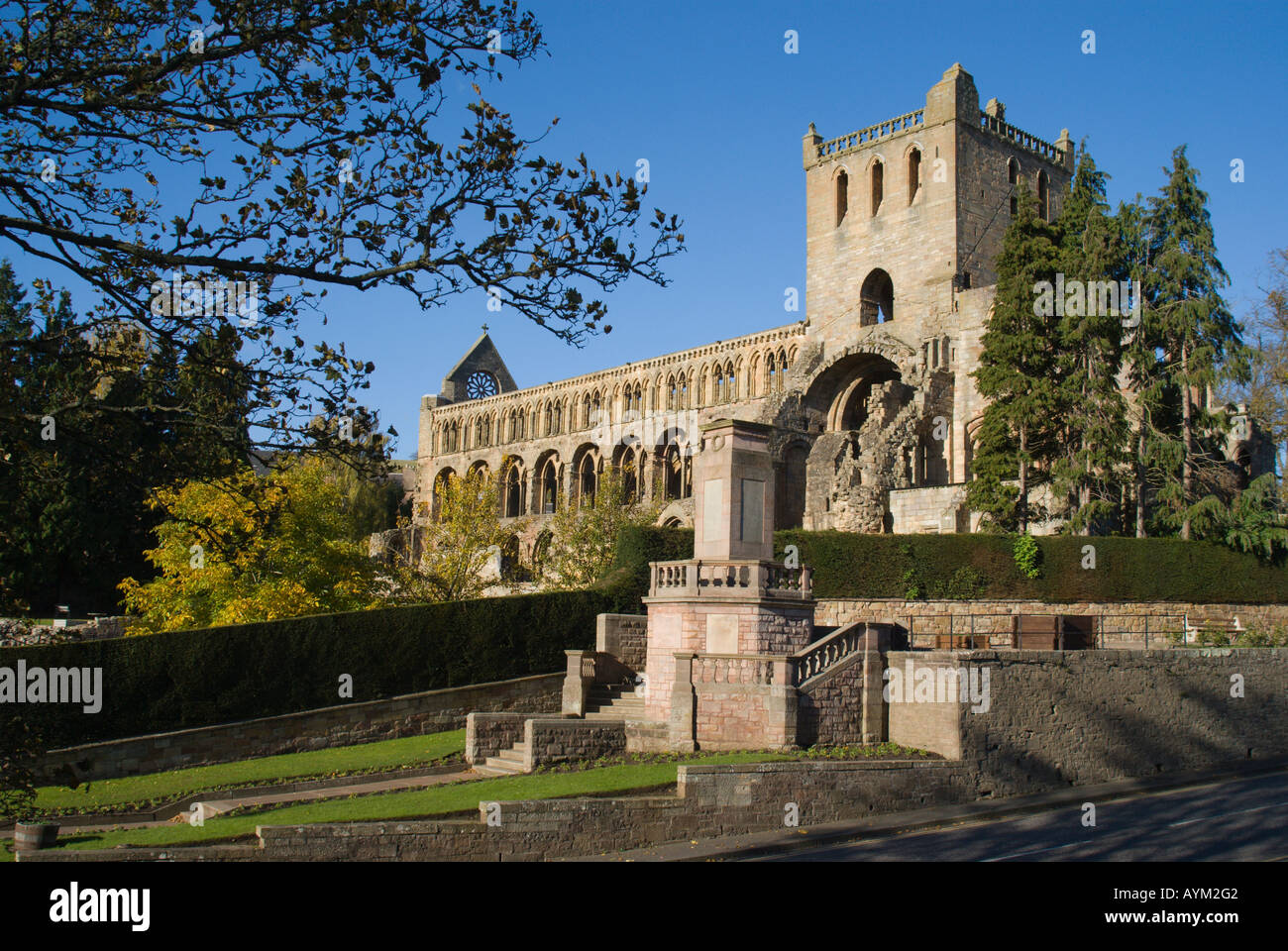 Jedburgh Abbey 12th century Scottish Border founded by King David 1st ...