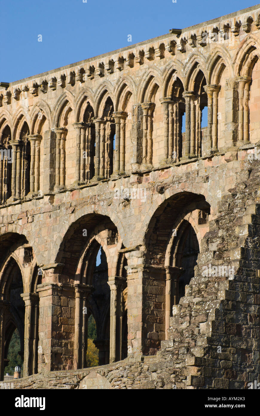 Jedburgh Abbey 12th century Scottish Border founded by King David 1st ...
