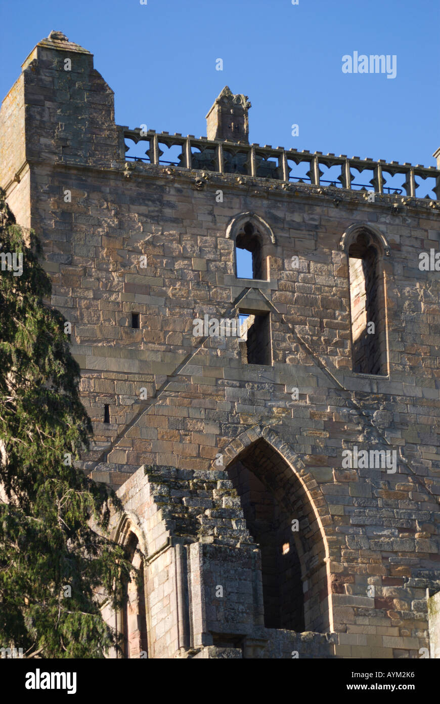 Jedburgh Abbey 12th century Scottish Border founded by King David 1st ...