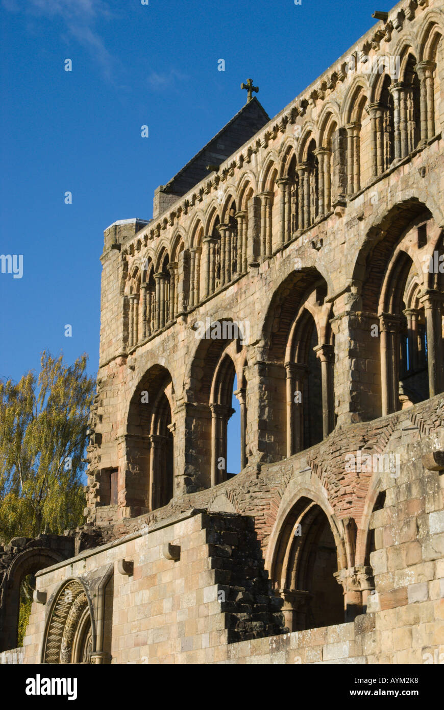 Jedburgh Abbey 12th century Scottish Border founded by King David 1st ...