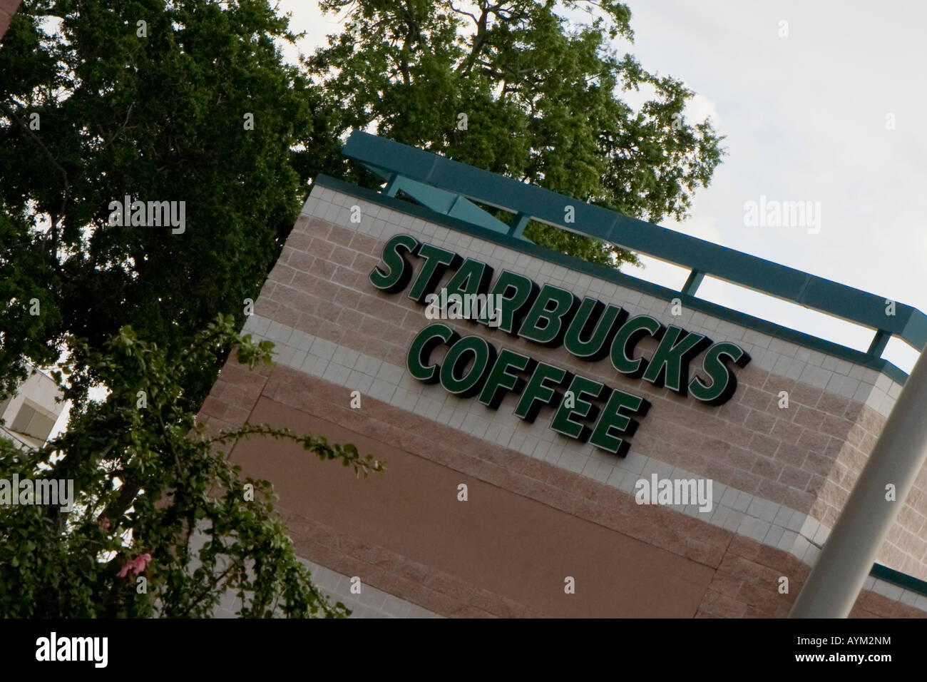 Starbucks Coffee Shop Sign Stock Photo - Alamy