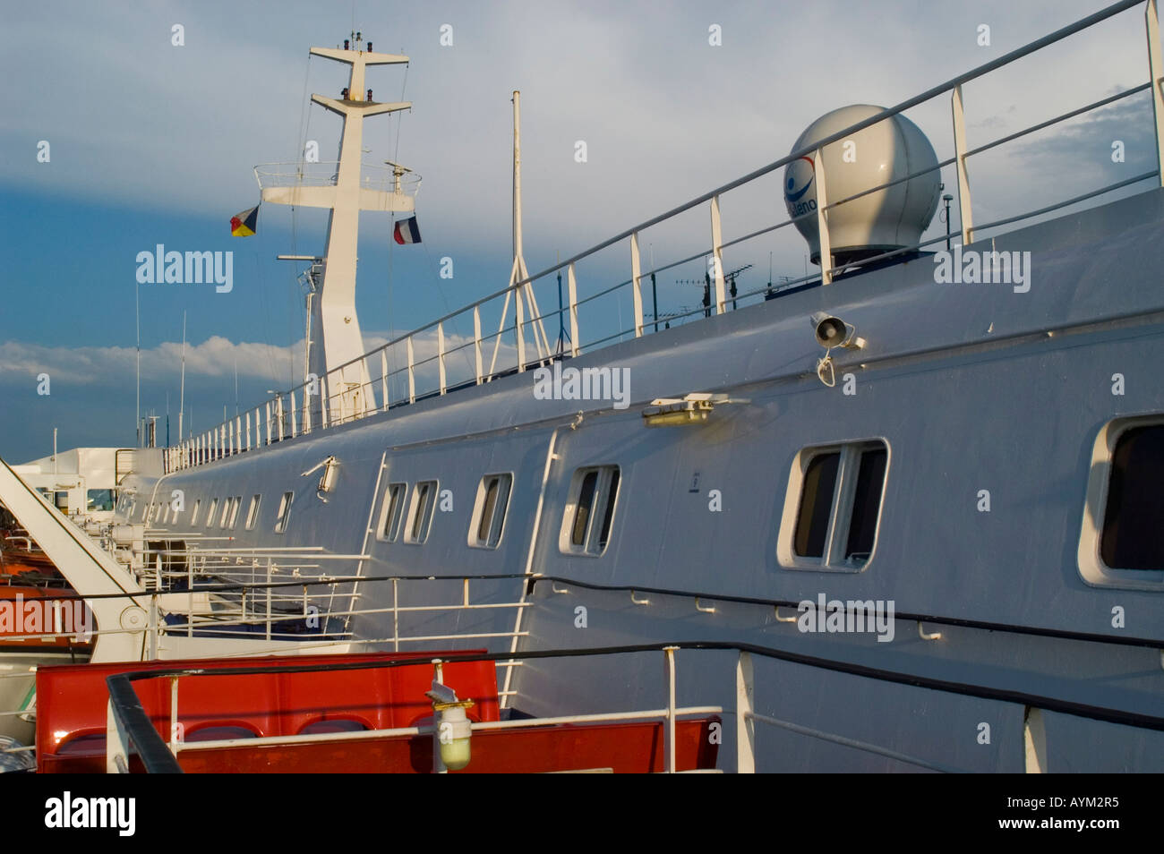 Cross channel ferry exterior Stock Photo - Alamy