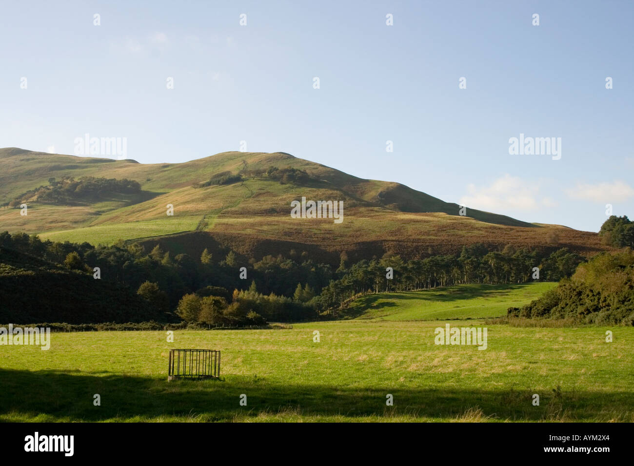 The Pentland Hills near Edinburgh Scotland open countryside for walking ...