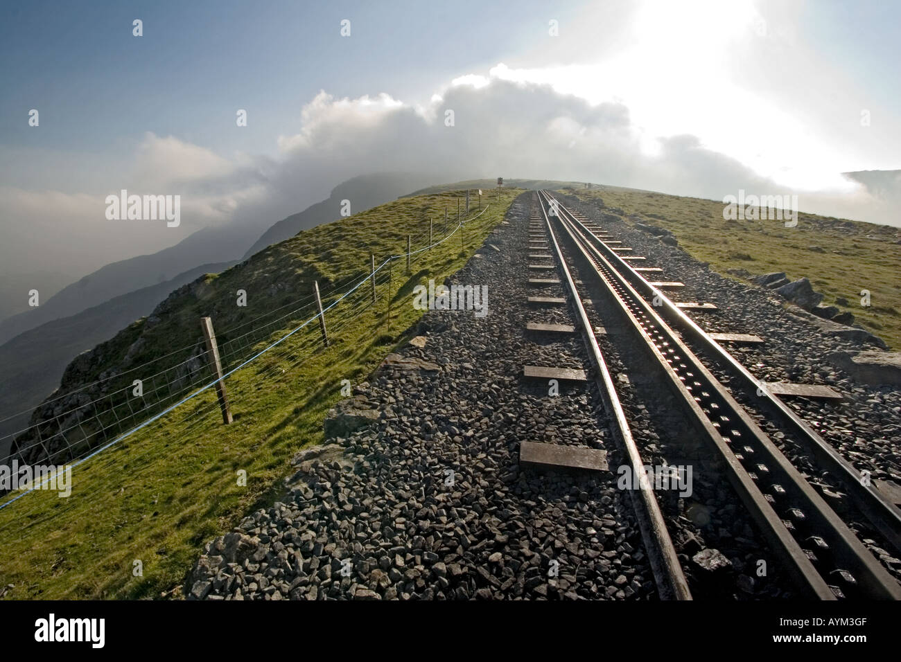 Snowdon mountain summit railway hi-res stock photography and images - Alamy