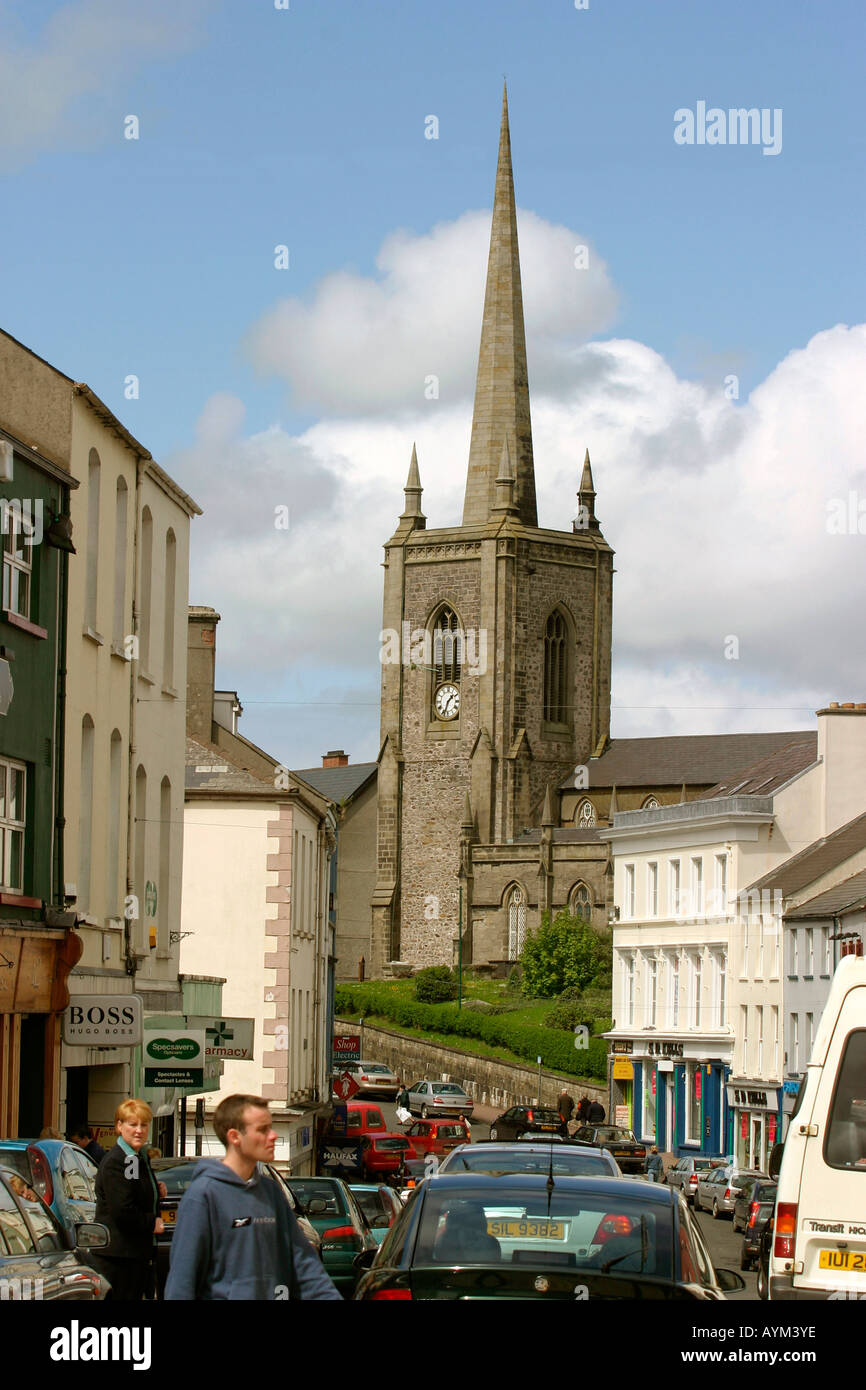 Co Fermanagh Enniskillen St Macartins Church of Ireland cathedral Stock ...