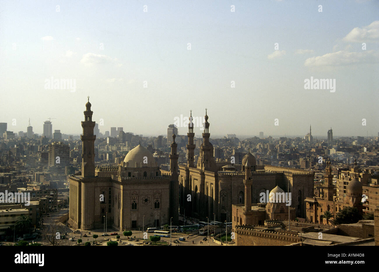View west from Citadel Cairo Egypt Stock Photo - Alamy