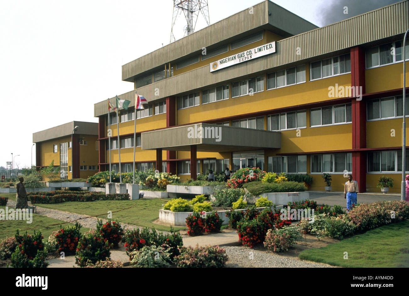 NNPC Gas Company building Nigeria Stock Photo - Alamy