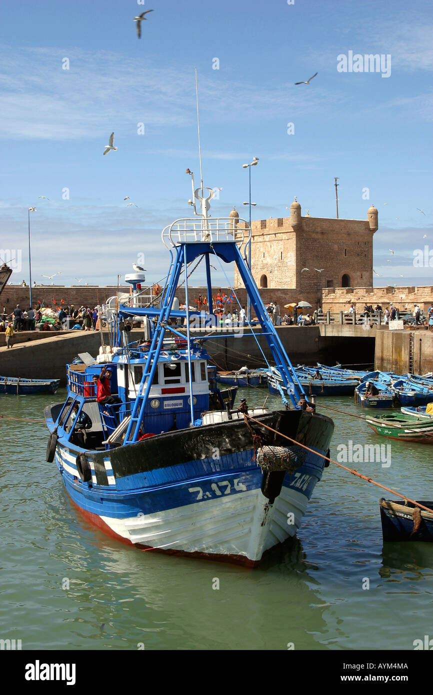 Boat african marocco hi-res stock photography and images - Alamy