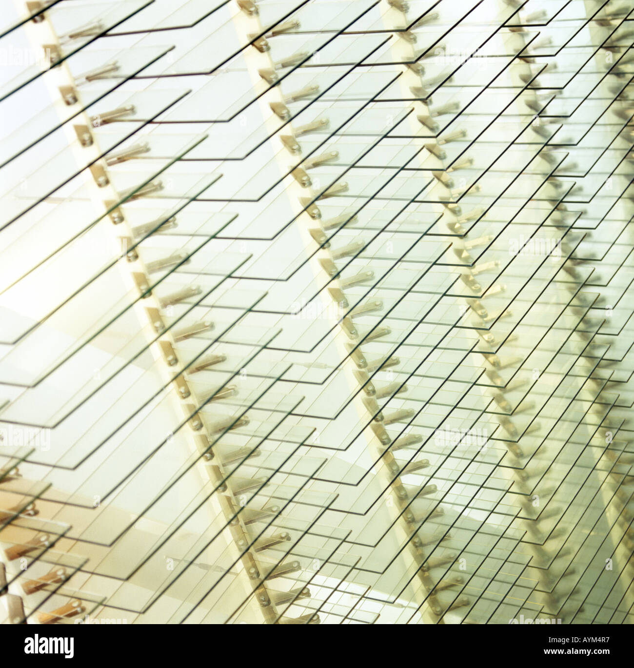 glass ceiling, interior Bank Restaurant London Stock Photo - Alamy