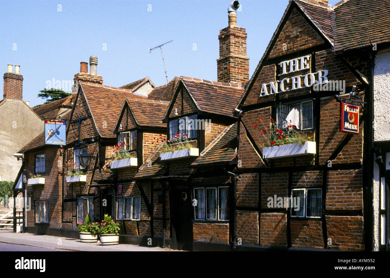 The Anchor Pub Ripley Woking England UK Stock Photo - Alamy
