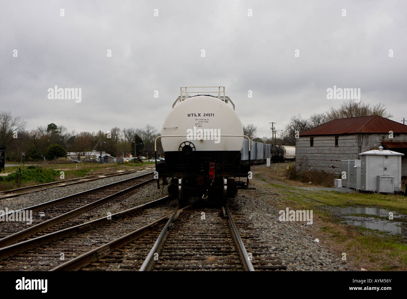 End of freight train hi-res stock photography and images - Alamy