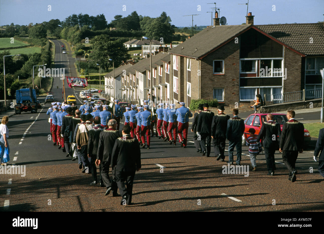 Loyalist Orange Parade Northern Ireland UK Stock Photo - Alamy