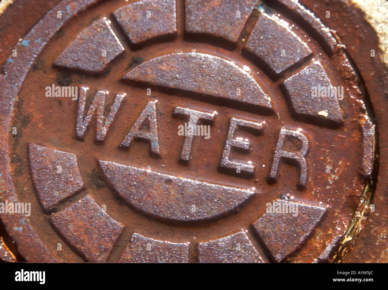 Water utility cover to protect valve Stock Photo - Alamy