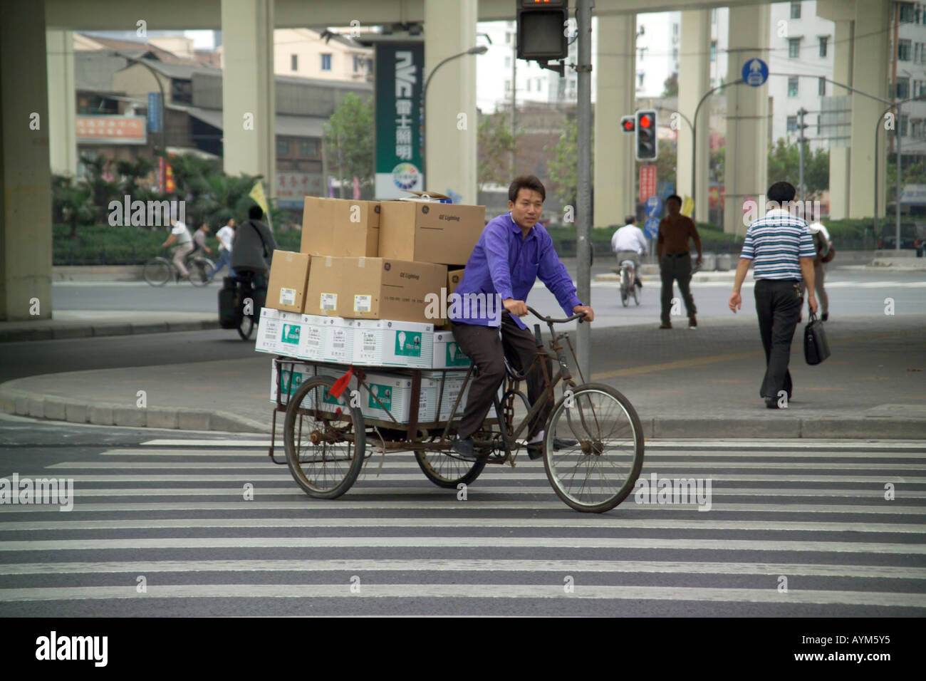 delivery Chinese style Stock Photo - Alamy