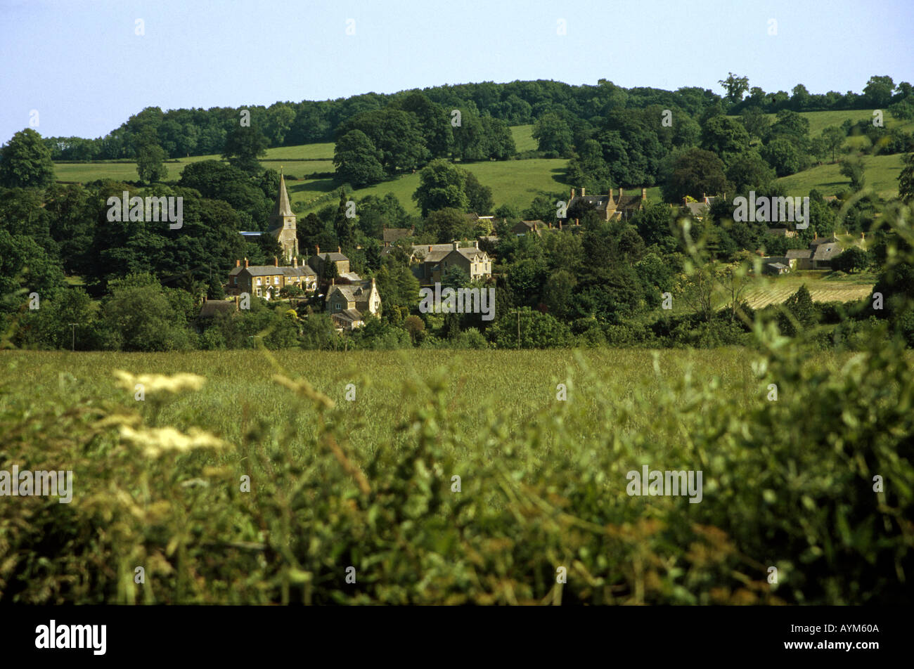 Traditional Village Oxfordshire England UK Stock Photo - Alamy