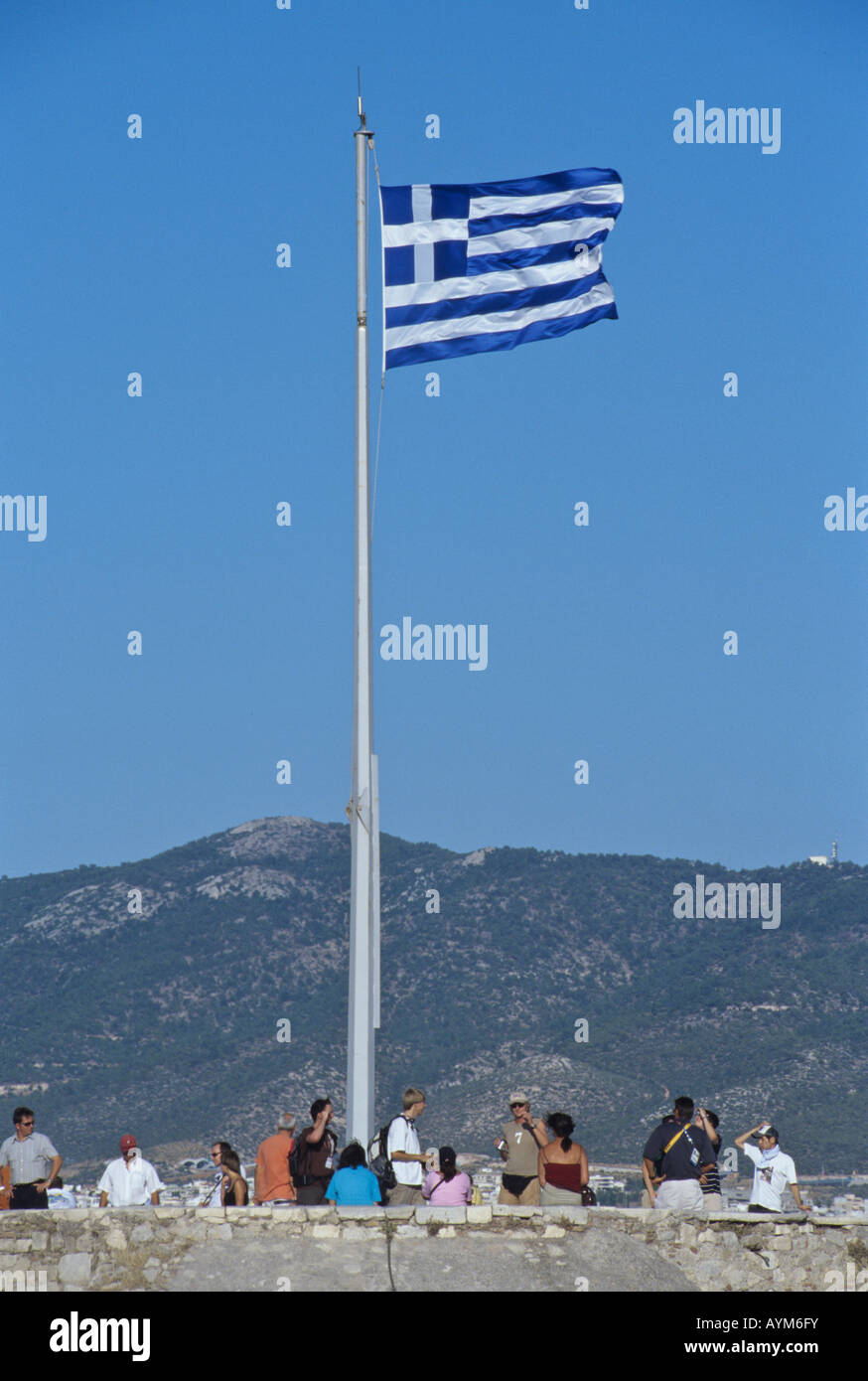 Greece greek hellas flag national symbol tourism travel destination hi ...