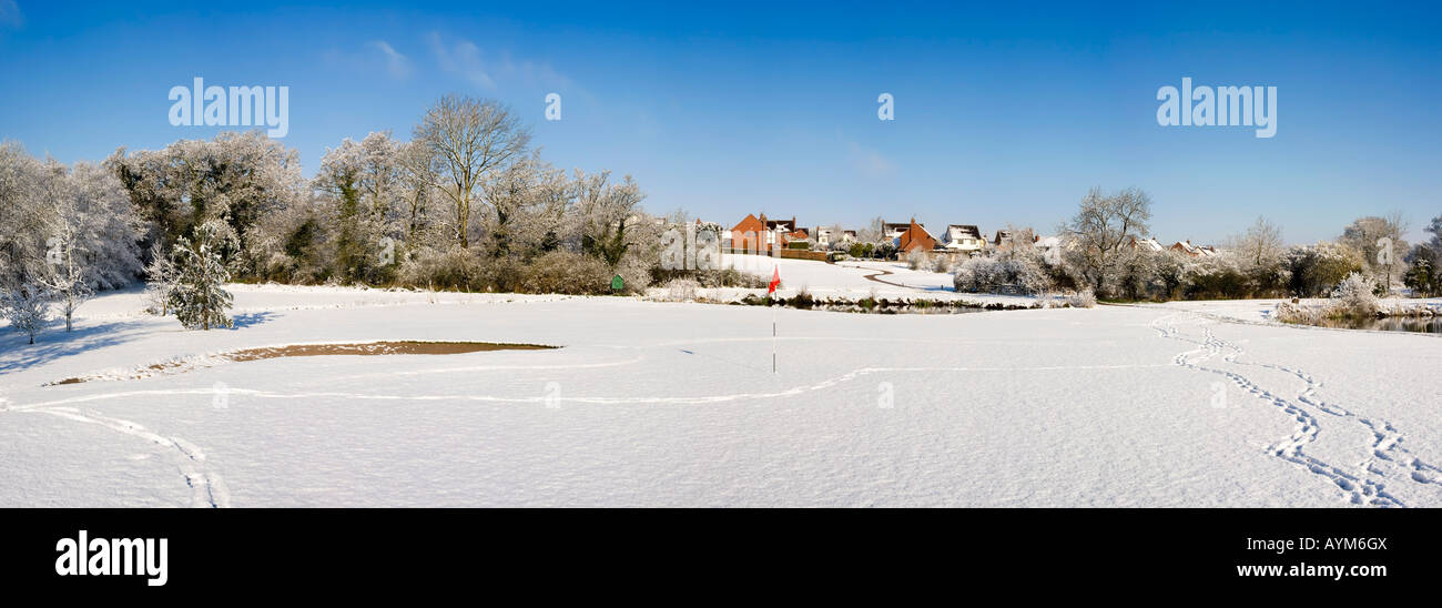 A snow covered rural landscape in the countryside Stock Photo - Alamy