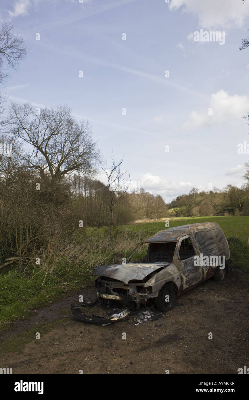 Burnt van hi-res stock photography and images - Alamy