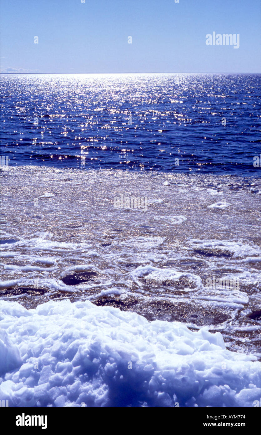 Water and ice Stock Photo - Alamy
