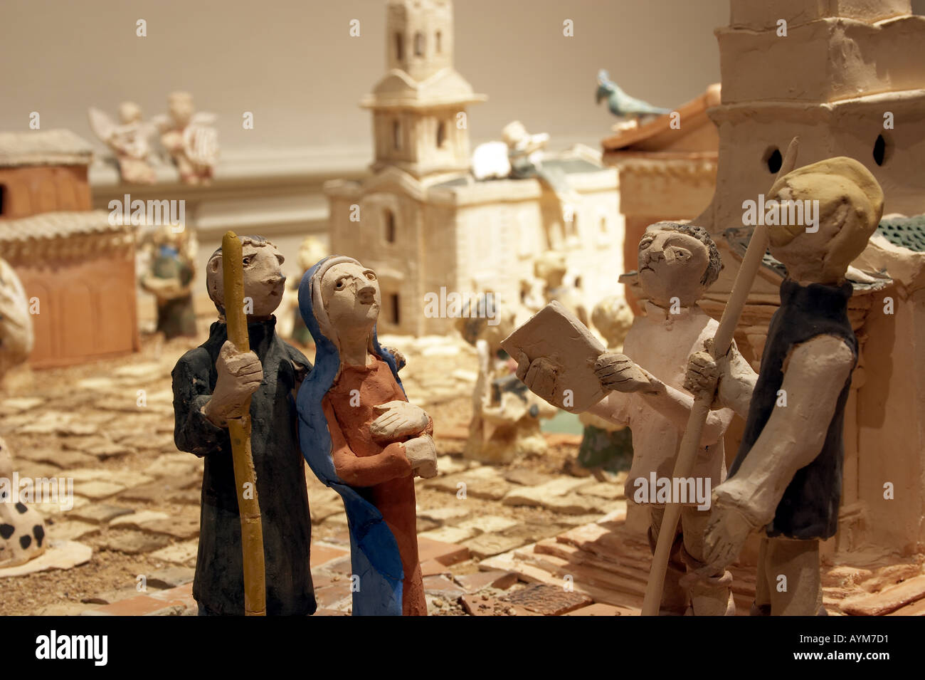 Mary and Joseph register for the Census Bethlehem in Central London by ...