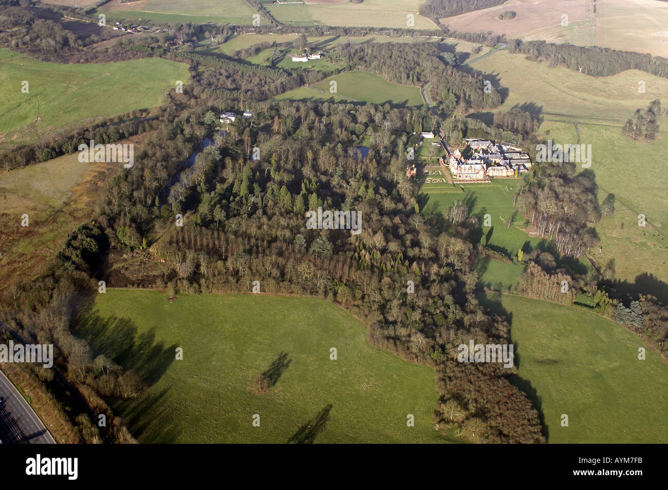 Aerial view of WEC headquarters Bulstrode Gerrards Cross ...