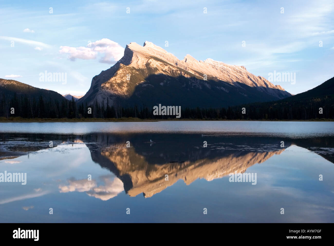 Mount Rundle from the vermillion lakes banff national park Canadian ...