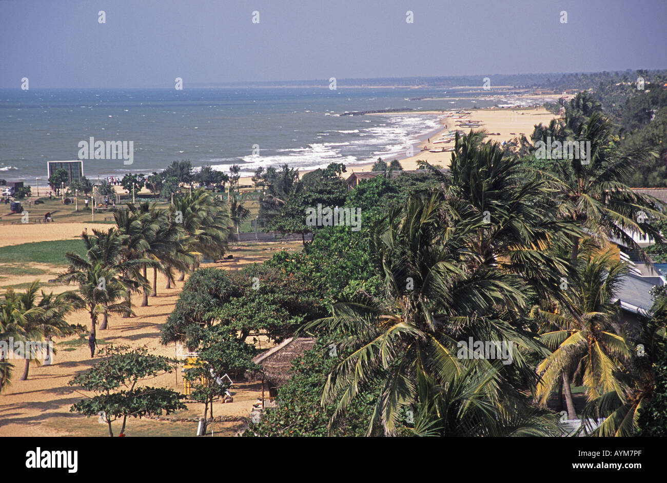 SRI LANKA. A view along Negombo Beach from Brown's Beach Hotel Stock ...