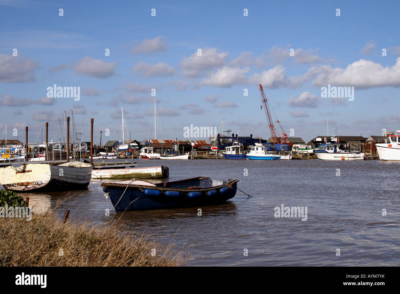 THE RIVER BLYTH AT WALBERSWICK. SUFFOLK. ENGLAND Stock Photo - Alamy