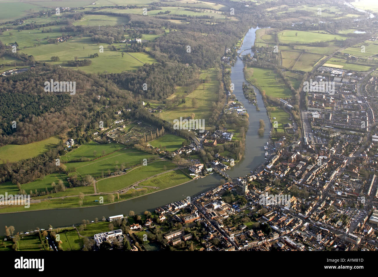 River Thames From Above