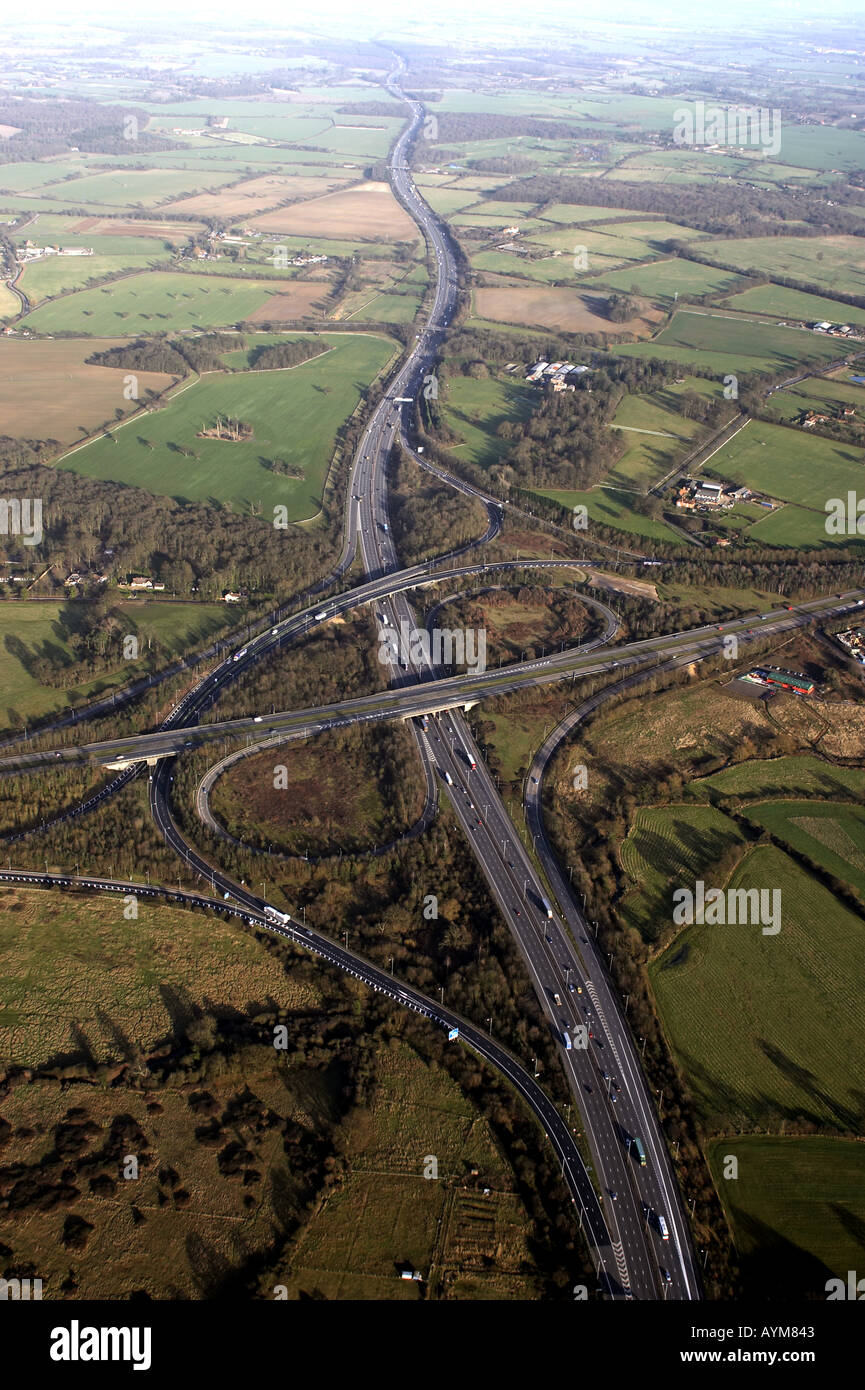 M4 motorway junction hi-res stock photography and images - Alamy